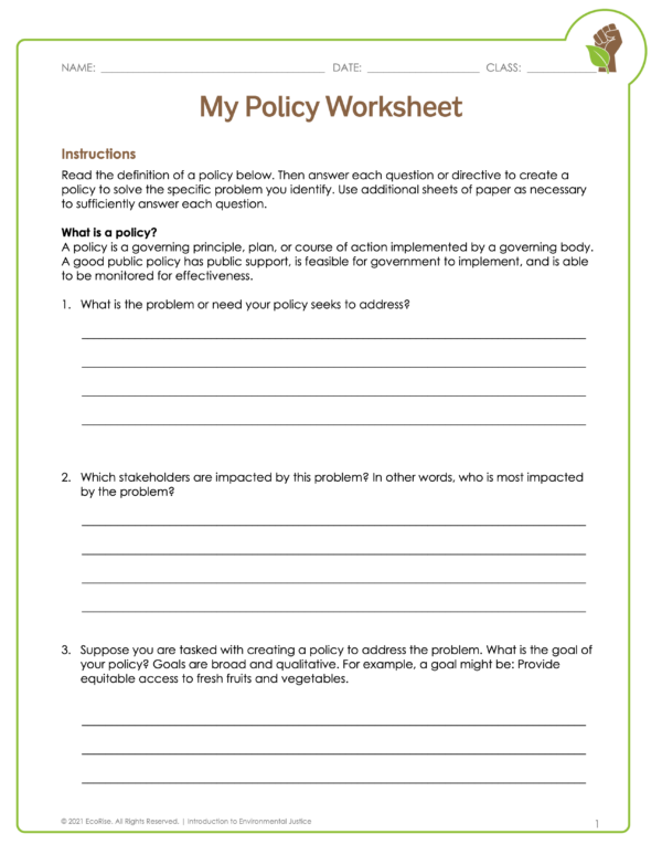 Introduction to Environmental Justice - EcoRise